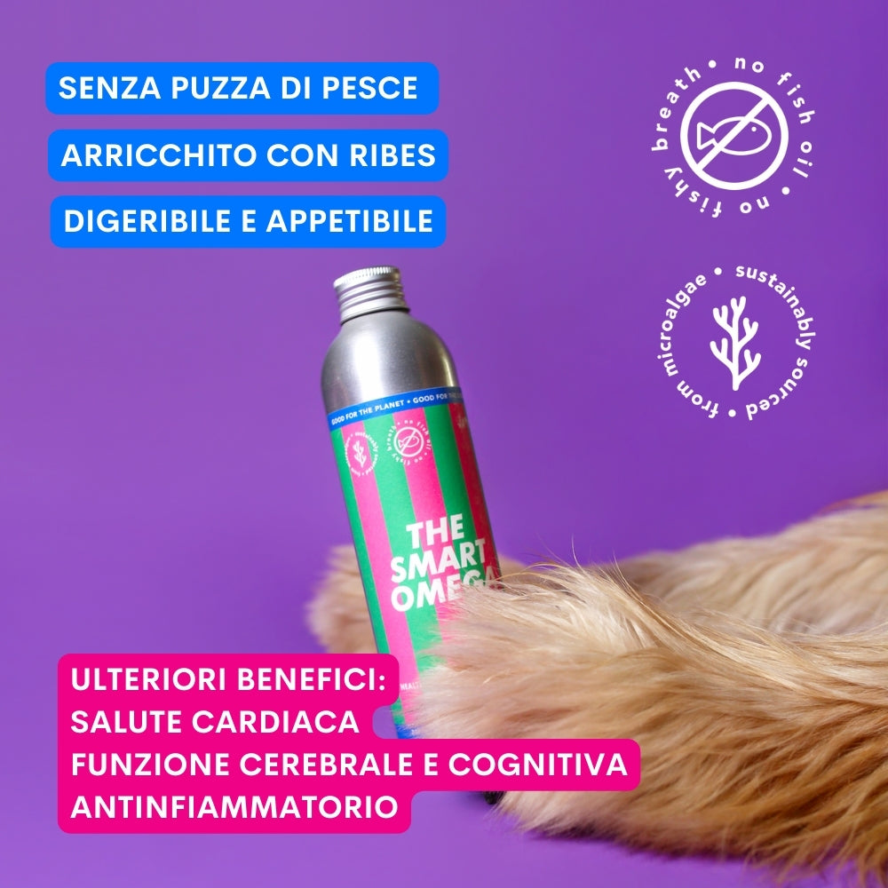The Smart Omega - Integratore Omega-3 per il Manto del Tuo Cane Jampy ...